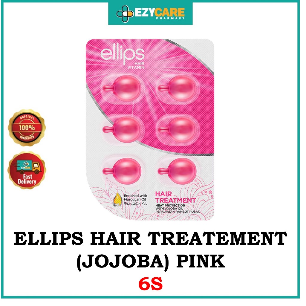 ELLIPS HAIR VITAMIN 6'S [ PINK FOR TREATMENT / YELLOW FOR SMOOTH ...