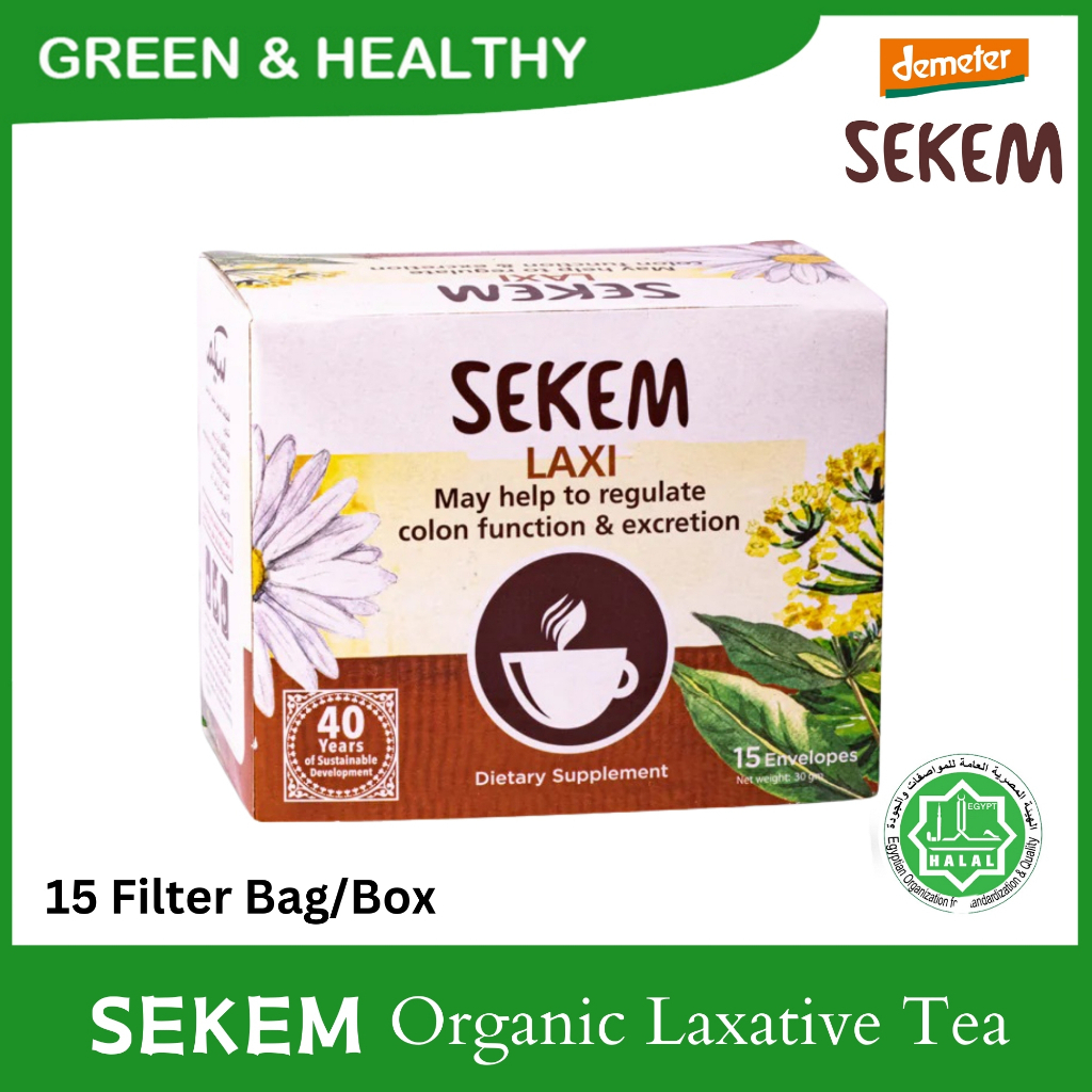 SEKEM ORGANIC LAXATIVE TEA / (15 FILTER BAGS/BOX) | Shopee Malaysia