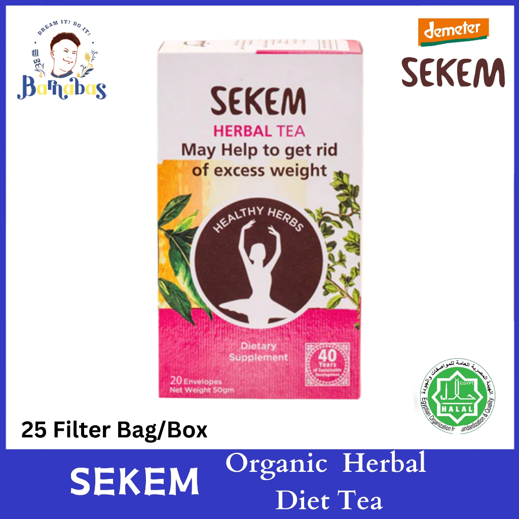 SEKEM ORGANIC HERBAL DIET TEA / (25 TEA BAGS/BOX) | Shopee Malaysia