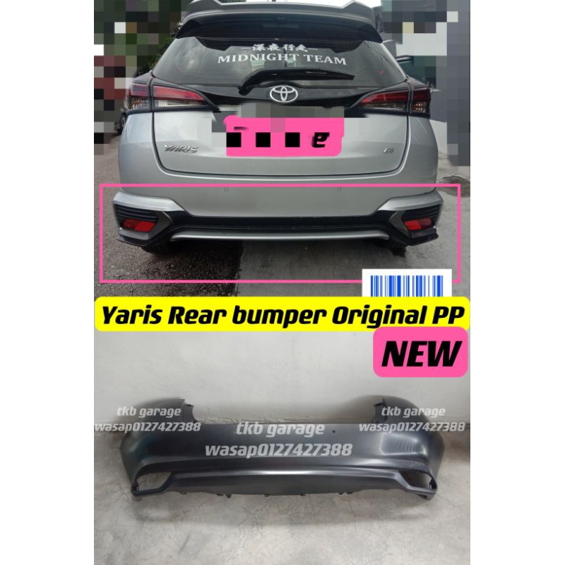 Yaris Rear bumper Original PP | Shopee Malaysia