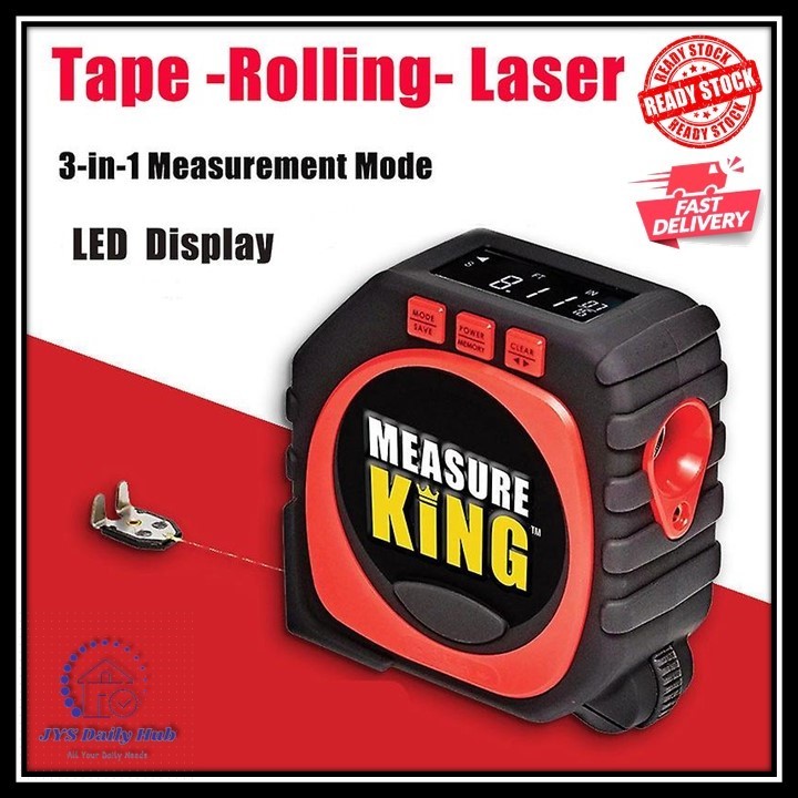 Digital Measuring Tape | 3 in 1 LED Display | Measure King ...