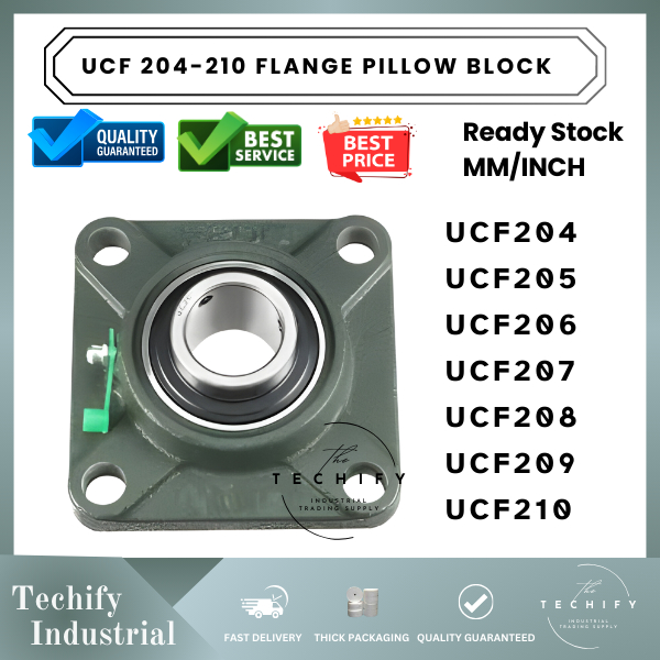 UCF204 UCF205 UCF206 UCF207 UCF208 UCF209 UCF210 FLANGE PILLOW BLOCK BEARING HOLE MM/INCH ...