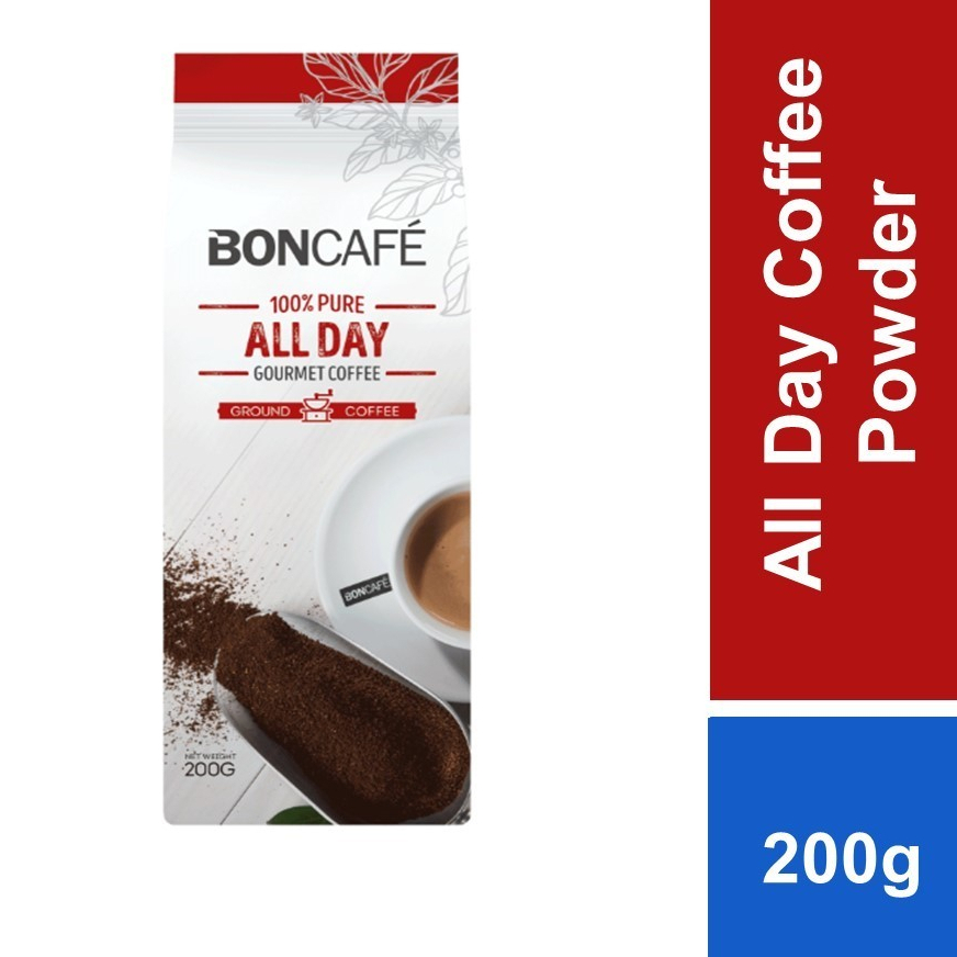 Boncafe 100% Pure All Day Gourmet Ground Coffee 200g | Shopee Malaysia