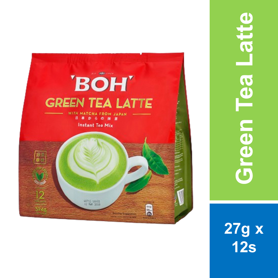 Boh Green Tea Latte 27g x 12s | Shopee Malaysia