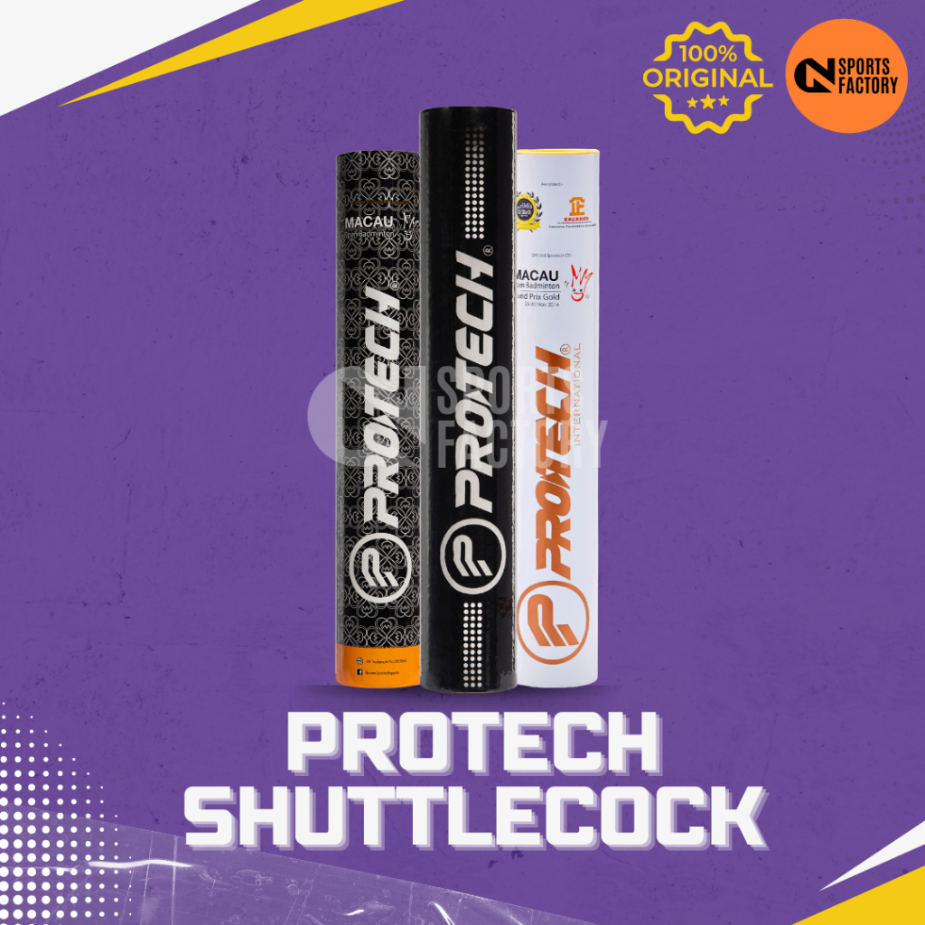 [CN SPORTS] PROTECH Badminton Shuttlecock Platinum, World Class ...