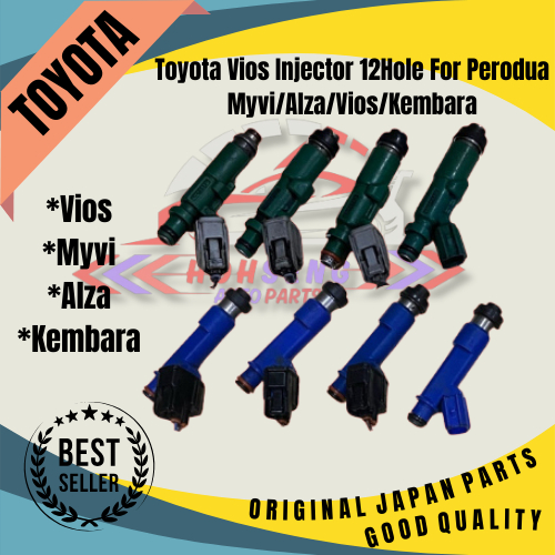 Toyota Vios Injector 12Hole For Perodua Myvi/Alza/Vios/Kembara | Shopee ...