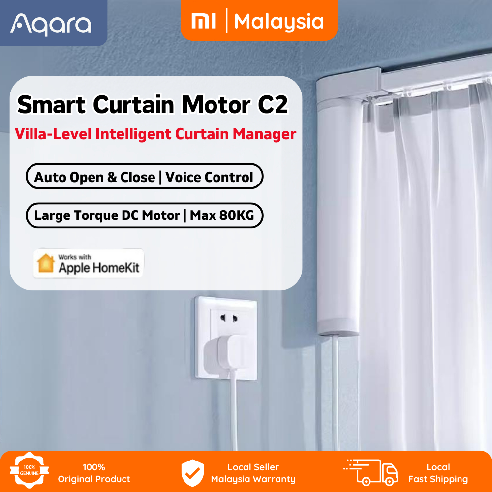 Aqara Intelligent Smart Curtain Motor C2 | Shopee Malaysia