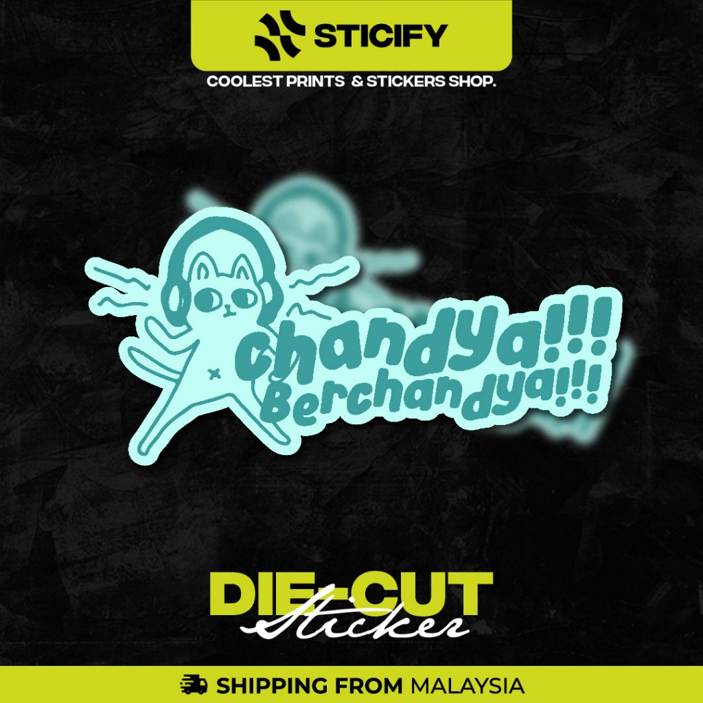 Chandya Berchandya Vinyl Sticker, Waterproof & Heatproof Viral Sticker ...