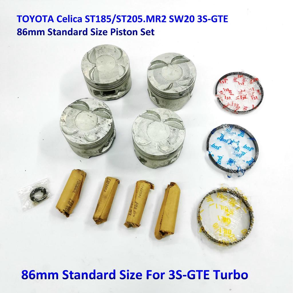 TOYOTA Celica ST185/ST205.MR2 SW20 3S-GTE 86mm Standard Size Piston Set ...