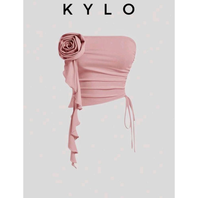 KYLO Fairy Core Flowers Aesthetic Y2K Women Tube Top | Shopee Malaysia
