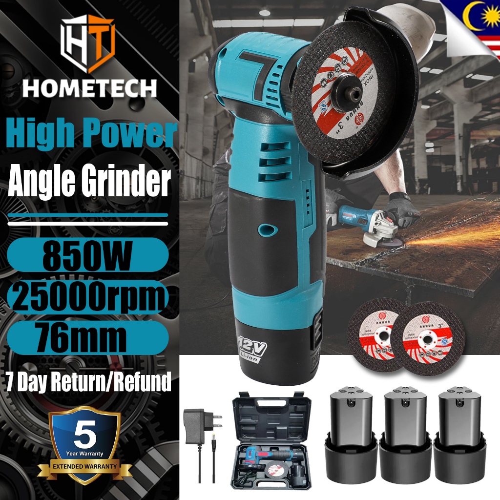 🔥5-year warranty🔥Handheld Grinder Electric Cordless Grinder ...