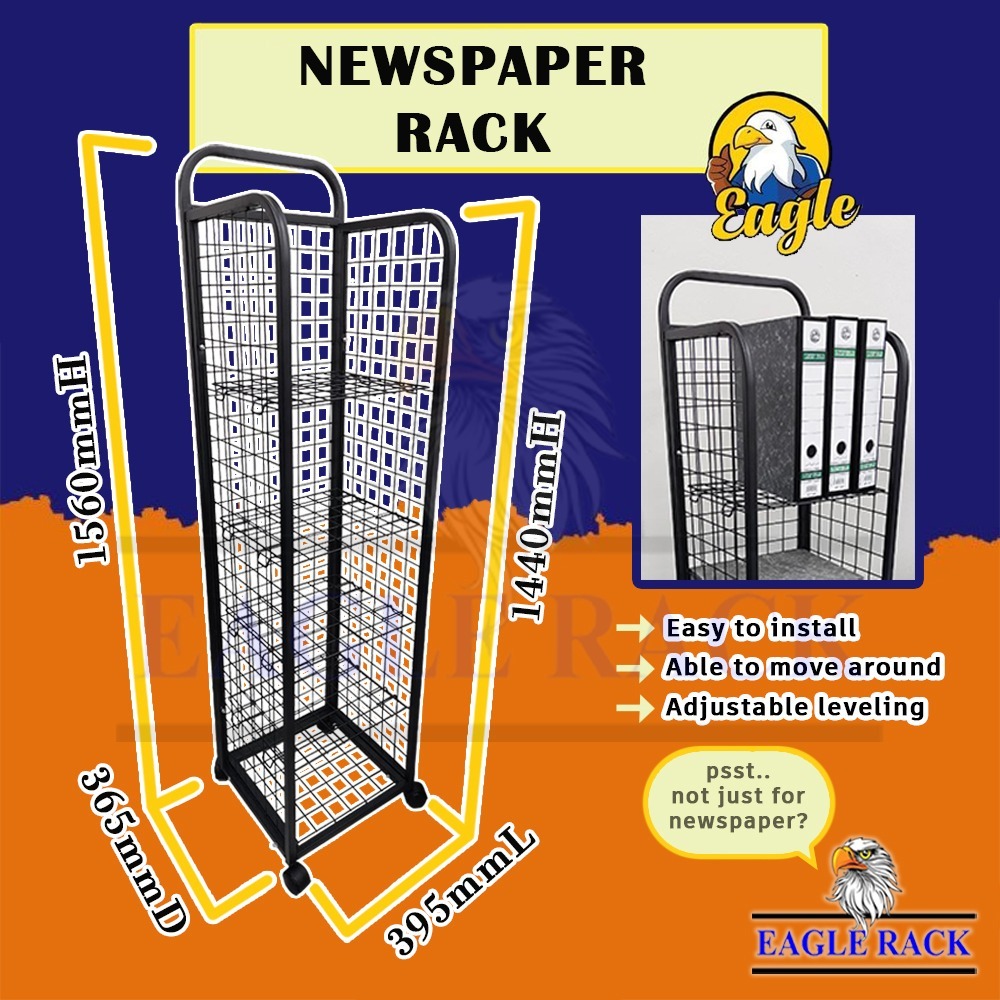 NEWSPAPER & MAGAZINE RACK / MULTI PURPOSE RACK SUITABLE FOR BOOK ...