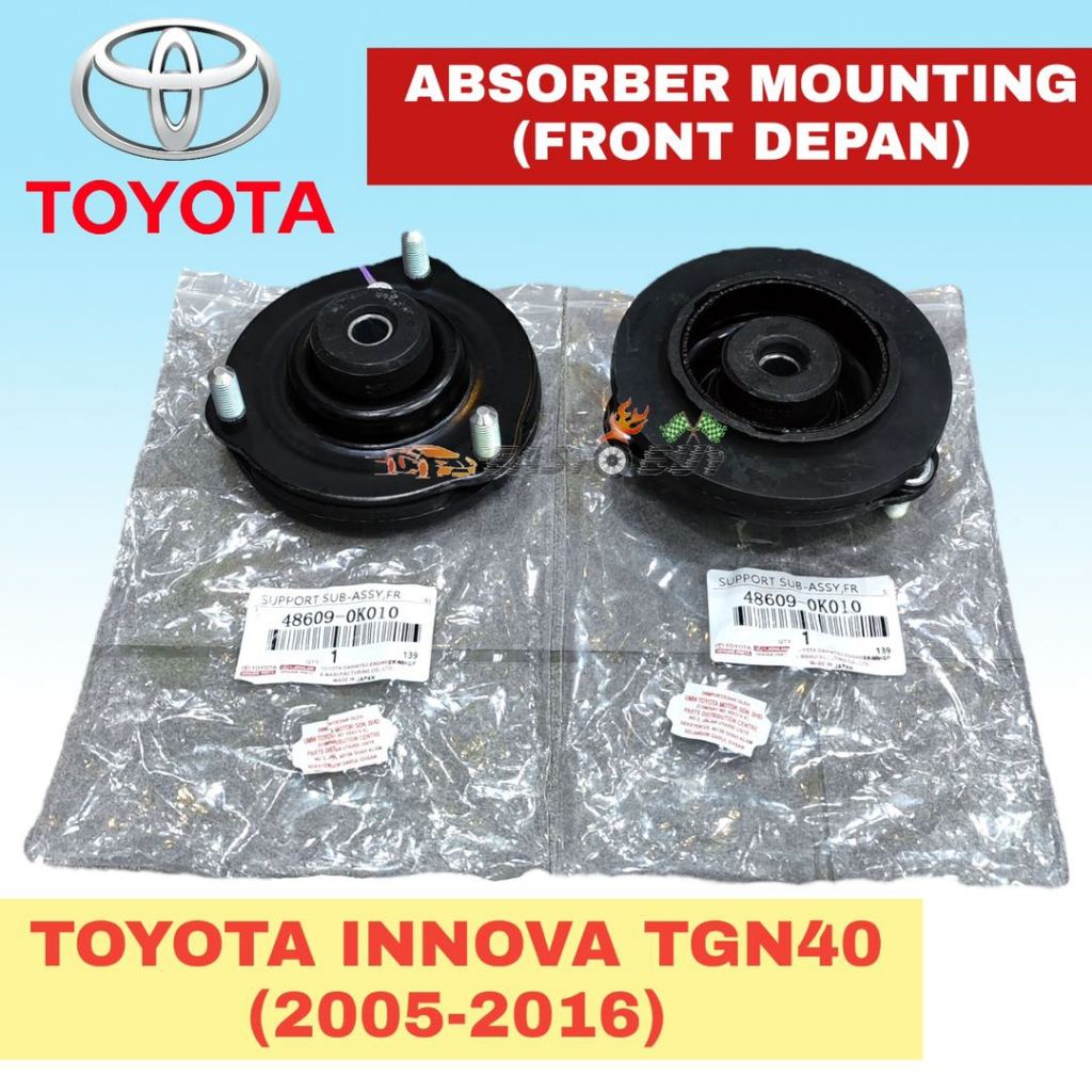 ORIGINAL JAPAN TOYOTA ABSORBER MOUNTING (FRONT DEPAN) - TOYOTA INNOVA ...