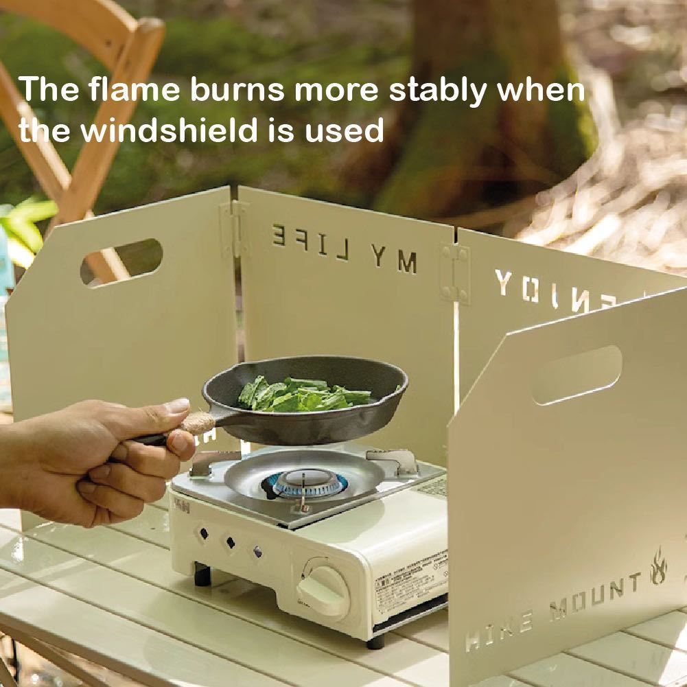 Foldable Camping Stove Windshield Portable Camping Stove 3 Windshields ...