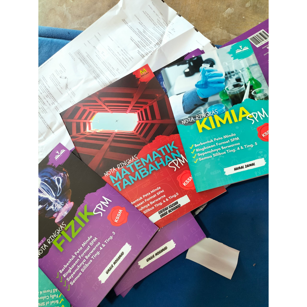 COMBO 3 Nota Ringkas AddMath , Fizik, Kimia SPM KSSM (BM/BI) Ting 4&5 ...