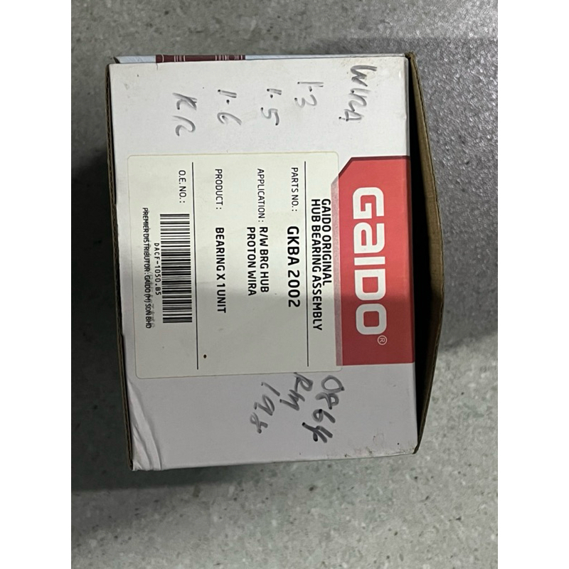 Gaido Proton Wira Satria Putra Rear Wheel Bearing Hub GKBA2002 | Shopee ...