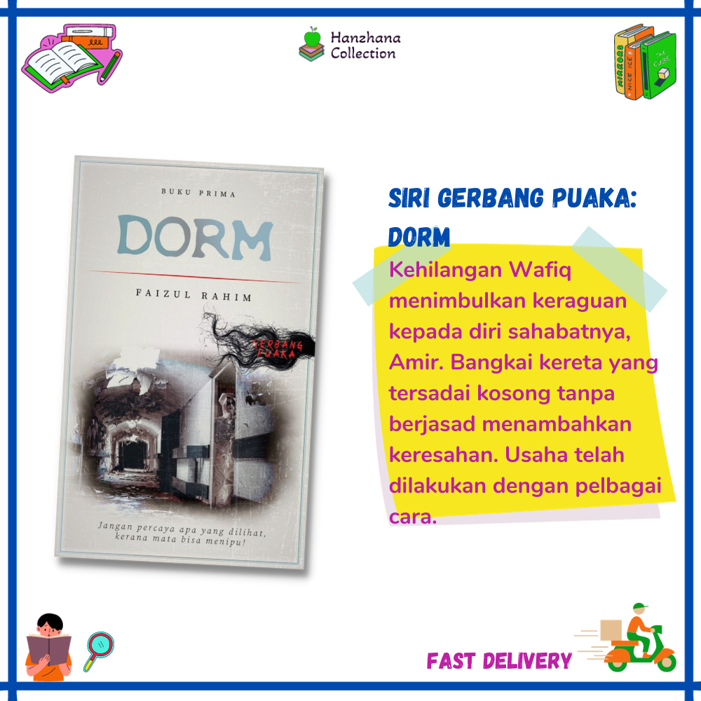 Novel Siri Gerbang Puaka : Dorm by Faizul Rahim | Shopee Malaysia