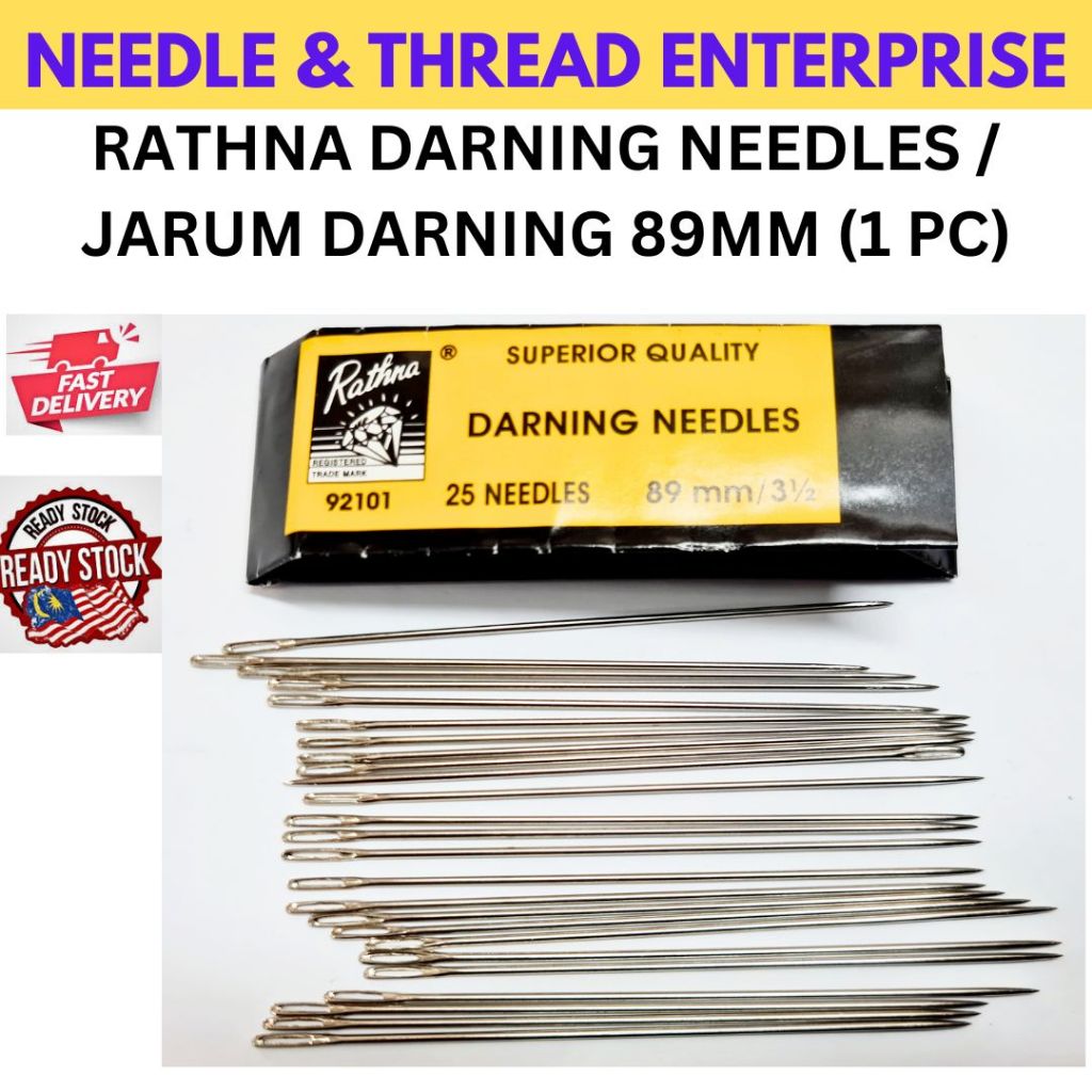 RATHNA DARNING NEEDLES 89MM / JARUM RATHNA DARNING 89MM / JARUM JAHIT ...