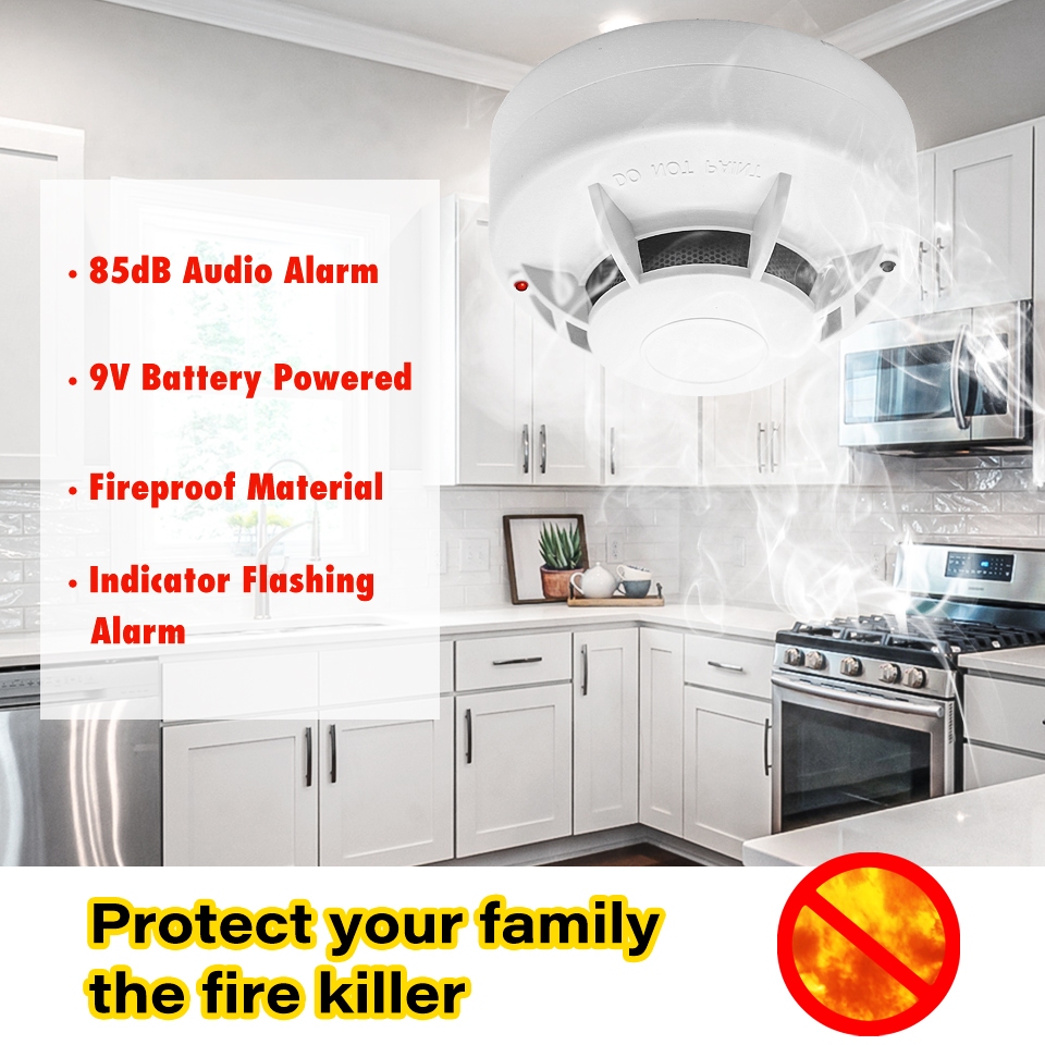 Daytech/Chunhee Wireless Smoke Detector | Fire Alarm | Rumah Pengesan ...