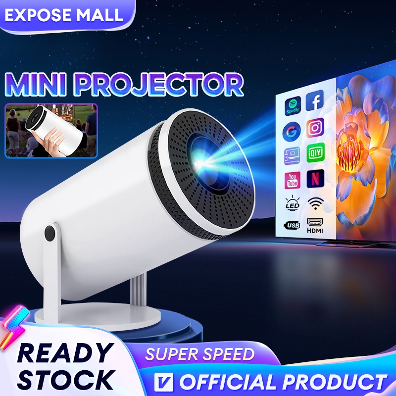 Android Projector Mini Projector 4K LCD Projector for Classroom 4K ...