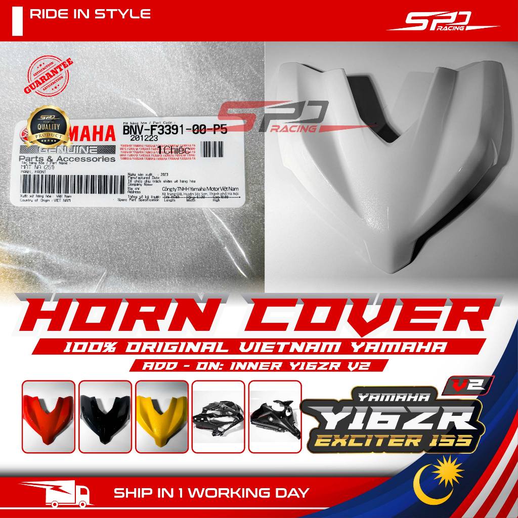 Y16 V2 Horn Cover I Add Ons : Inner Y16ZR V2 I Original 100% YAMAHA For ...