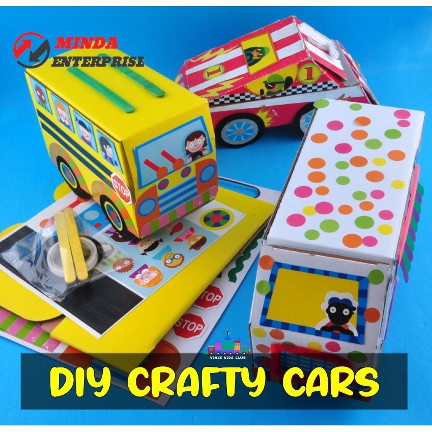 Project RBT Tahun 4 : Kids DIY handcraft Material with Racing Car, Ice ...