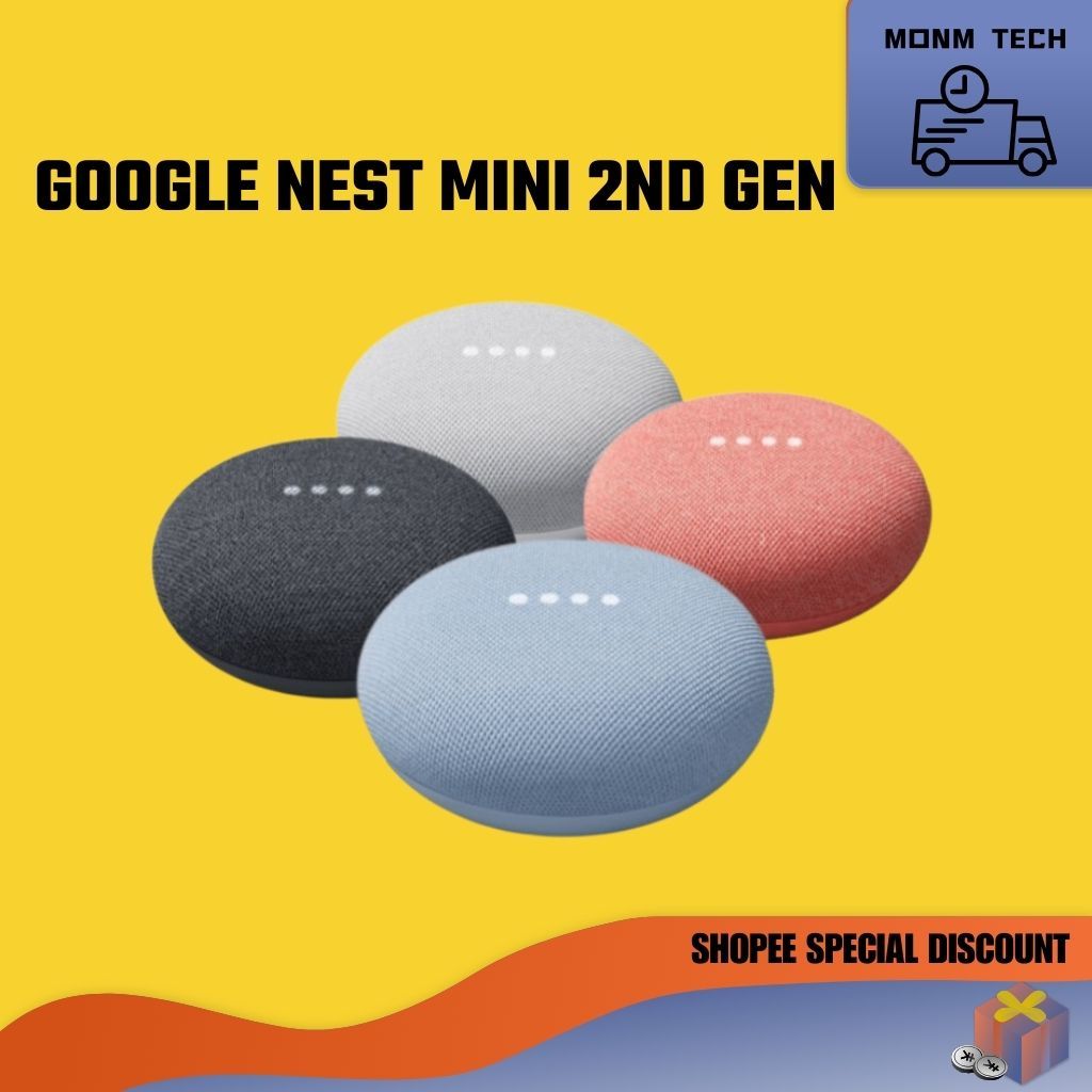 Google Nest Mini [2nd generation] Smart Speaker | Shopee Malaysia