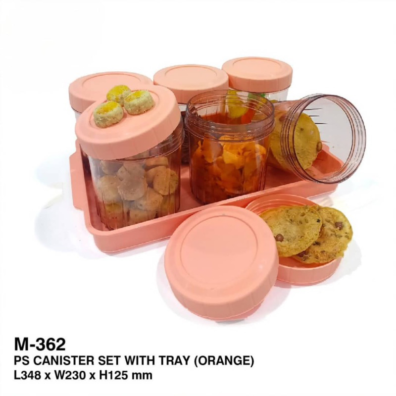 GREEN LEAF Bekas Kuih Raya Set / Cookies Container Set / Bekas Kuih ...