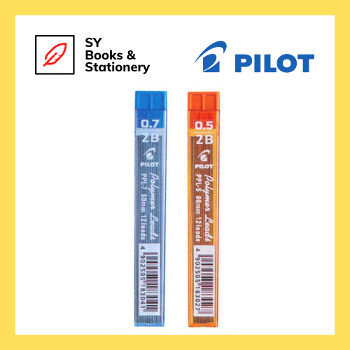 PILOT 2B Polymer Mechanical Pencil Lead / Mata Pensi 0.5mm/ 0.7mm ...
