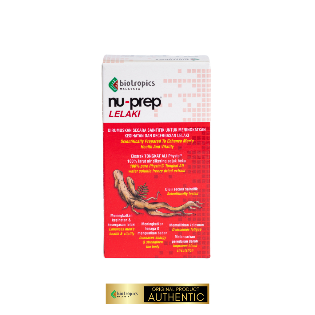 Nu-Prep Lelaki Health Supplement (30 Capsules) | Shopee Malaysia