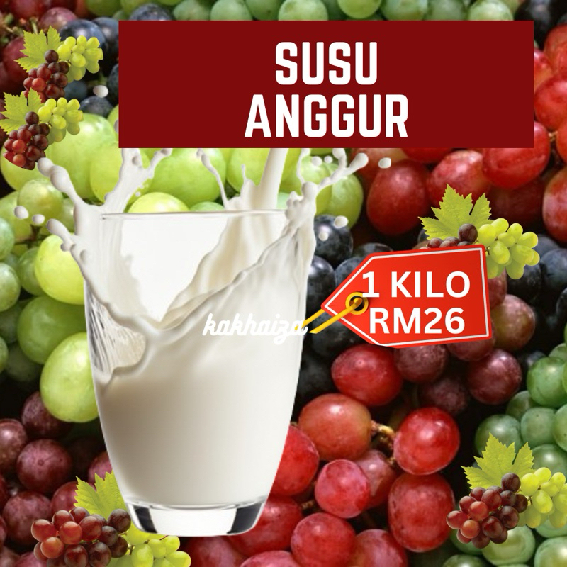 1 KG SUSU ANGGUR DI JAMIN SEDAP | Shopee Malaysia