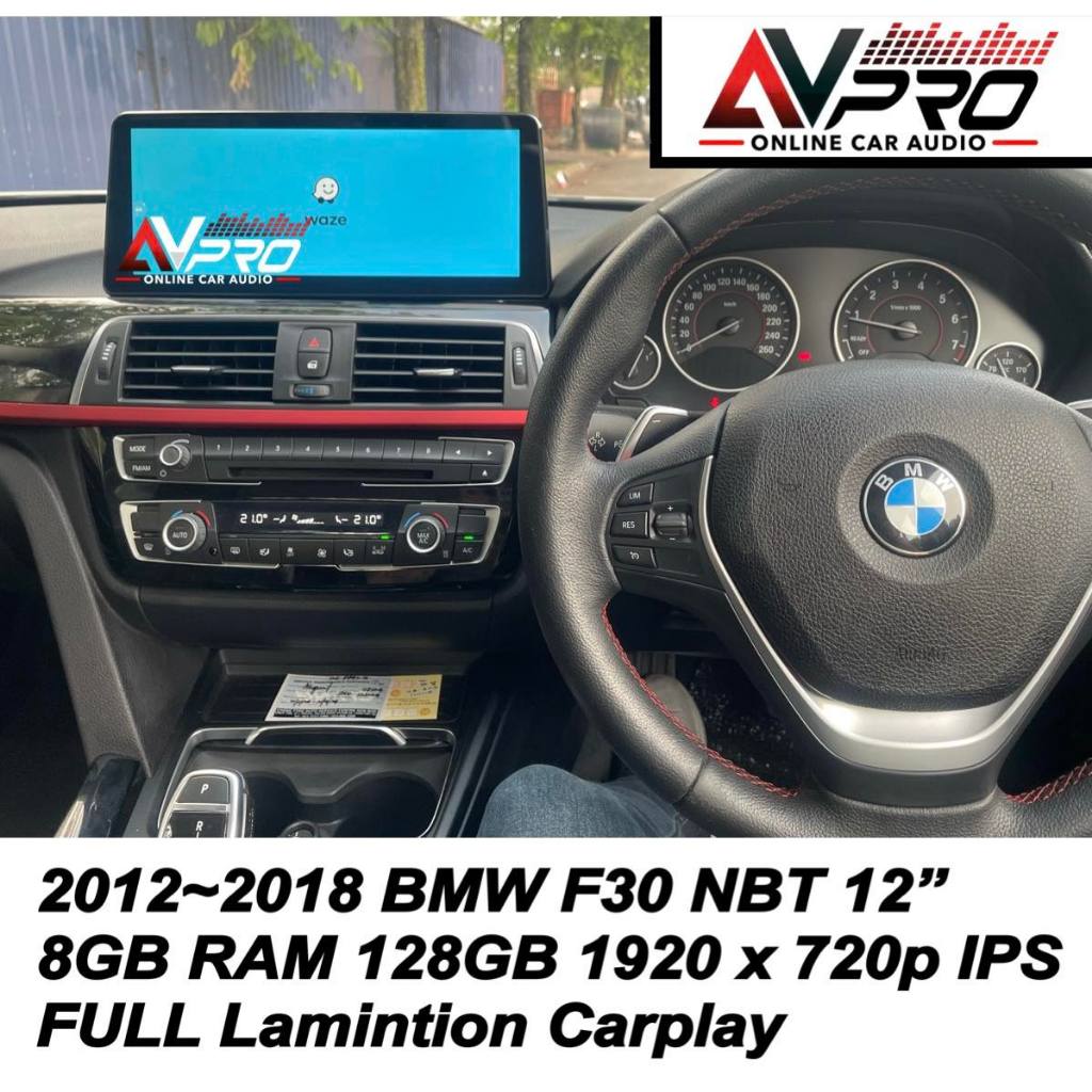 2012~2018 BMW F30 NBT OEM 12.3" Android WiFi GPS MP4 Player Apple Carplay Android Auto with ...