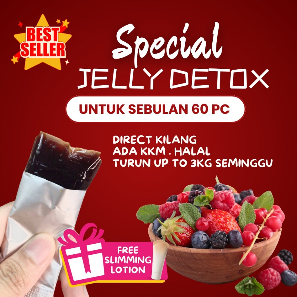 SPECIAL JELLY DETOX I 60PCS + FREEGIFT | Shopee Malaysia