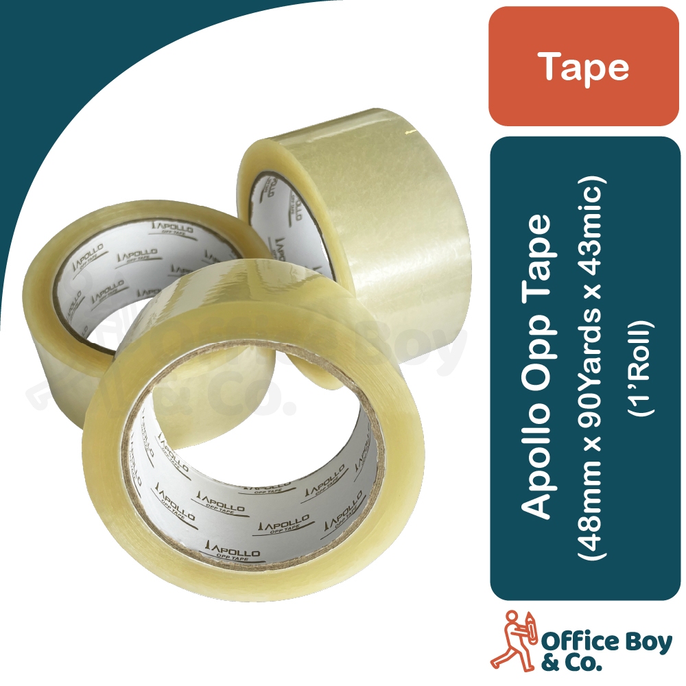 (Original) Apollo OPP Adhesive Transparent Packaging Tape (48mm x ...