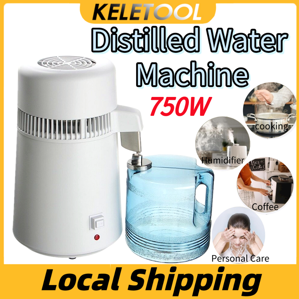 Distilled Water Machine 4l Water Distiller Electric Distill Distillator ...