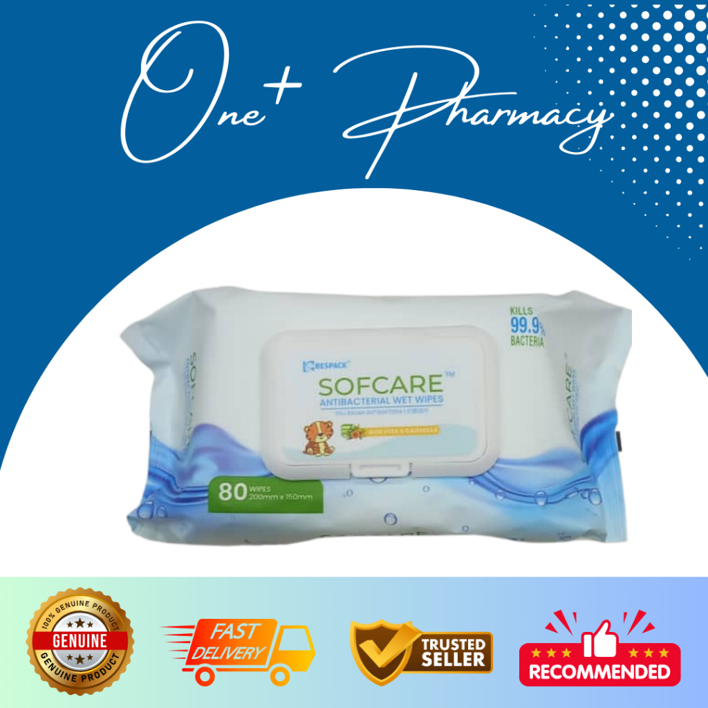 Respack sofcare antibacterial wipes 80s(Wet Wipes , Wet Tissue , No ...