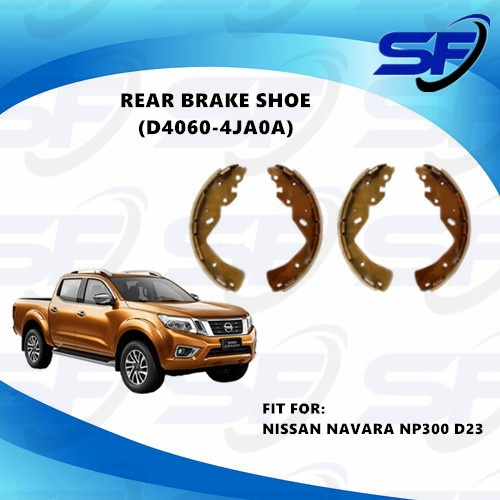 NISSAN NAVARA NP300 D23 REAR BRAKE SHOE D4060-4JA0A | Shopee Malaysia