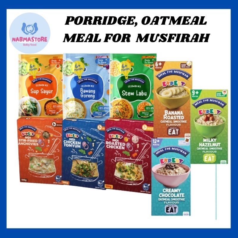BUBUR PORRIDGE OATMEAL READY TO EAT MEAL FOR MUSFIRAH | Shopee Malaysia