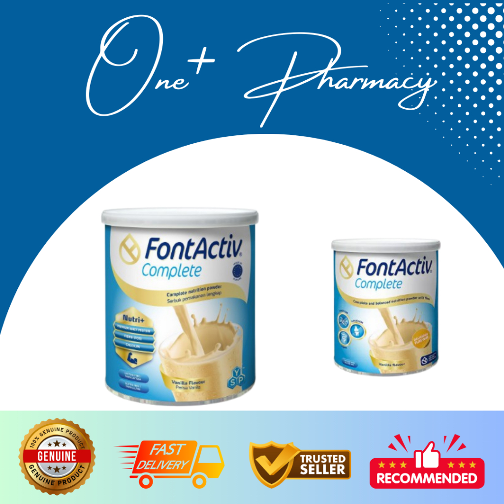Fontactiv complete vanilla flavour 800g(Font Activ) | Shopee Malaysia