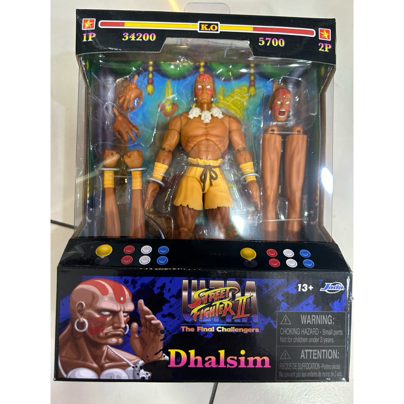 JADA 6'' STREET FIGHTER II -DHALSIM ACTION FIGURE | Shopee Malaysia