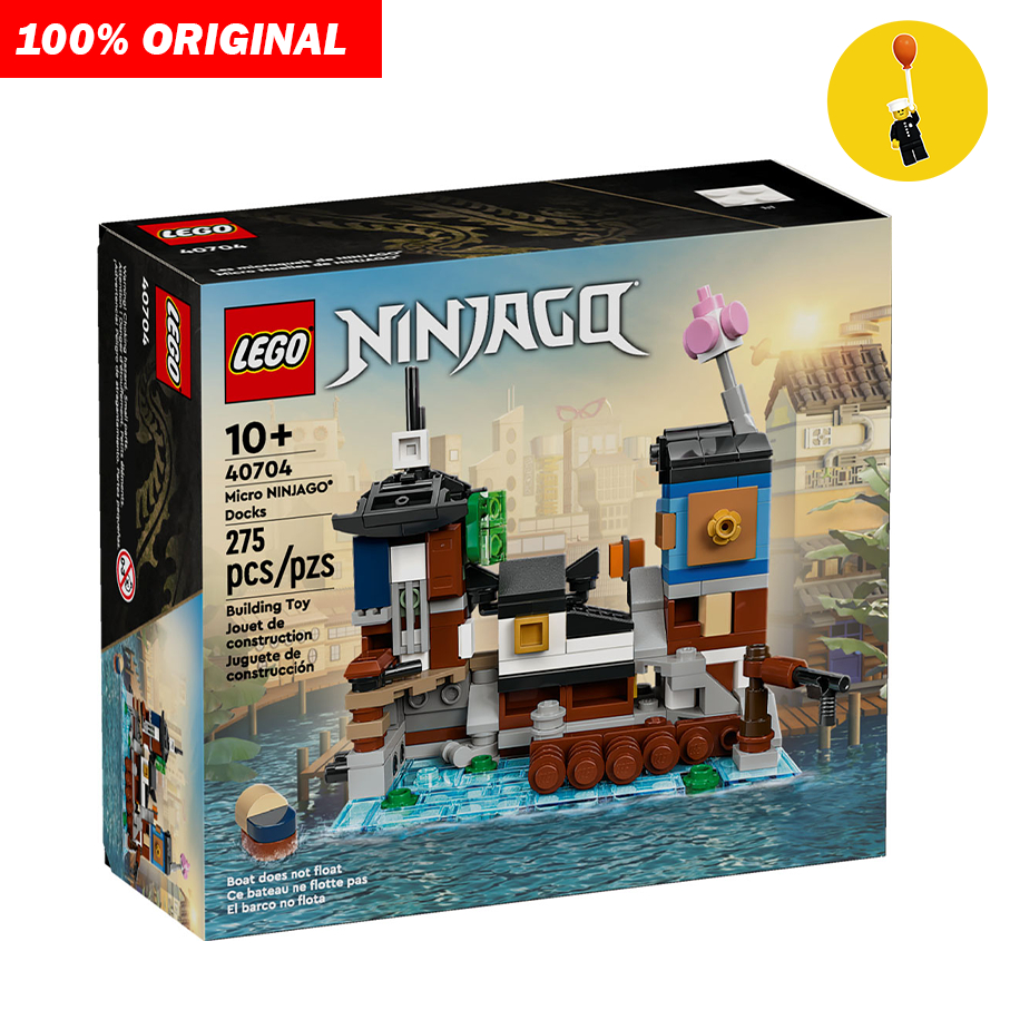 LEGO 40704 Ninjago Micro Ninjago Docks (Condition as photo show ...
