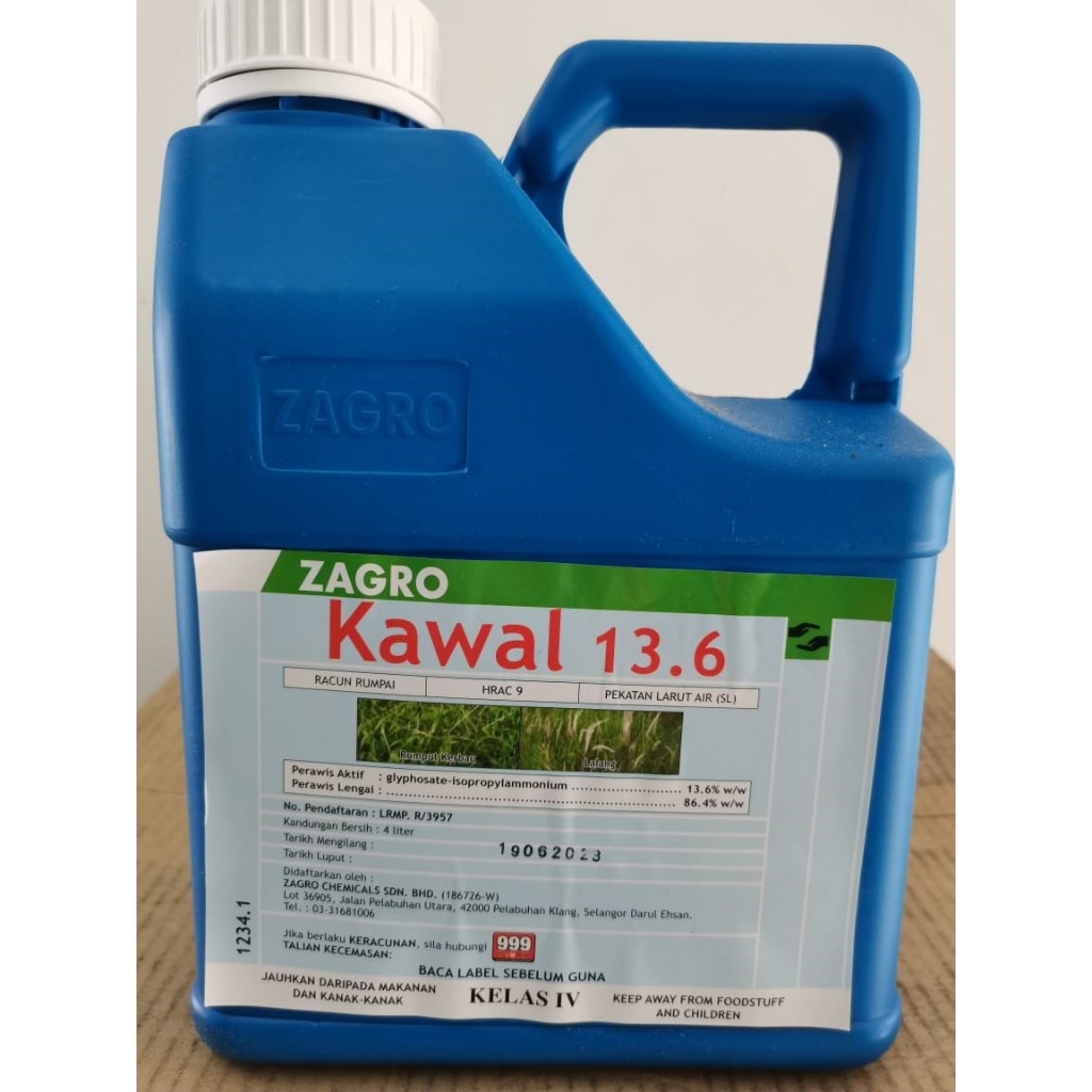 Kawal 13.6 / 4L / Herbicides / Zagro | Shopee Malaysia