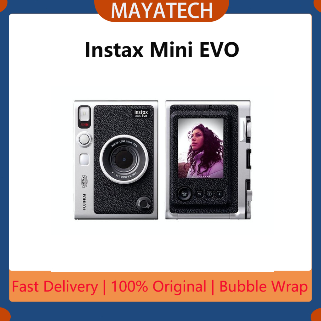 【Ready Stock】Fujifilm instax mini Evo 2 in 1 Instant camera USB Type-C ...
