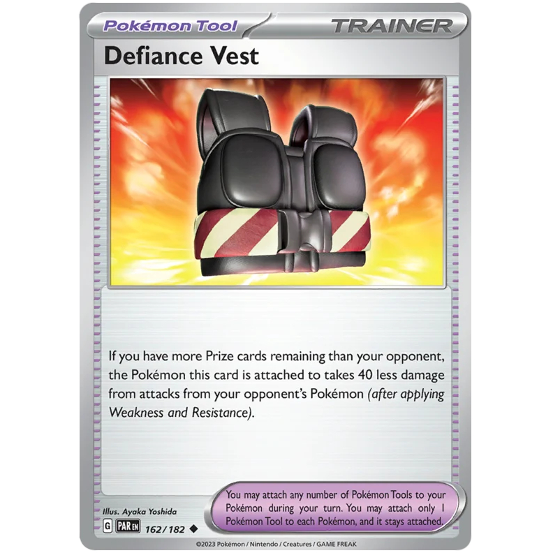 Pokemon TCG: Paradox Rift: Tools - Defiance Vest / Future Booster ...