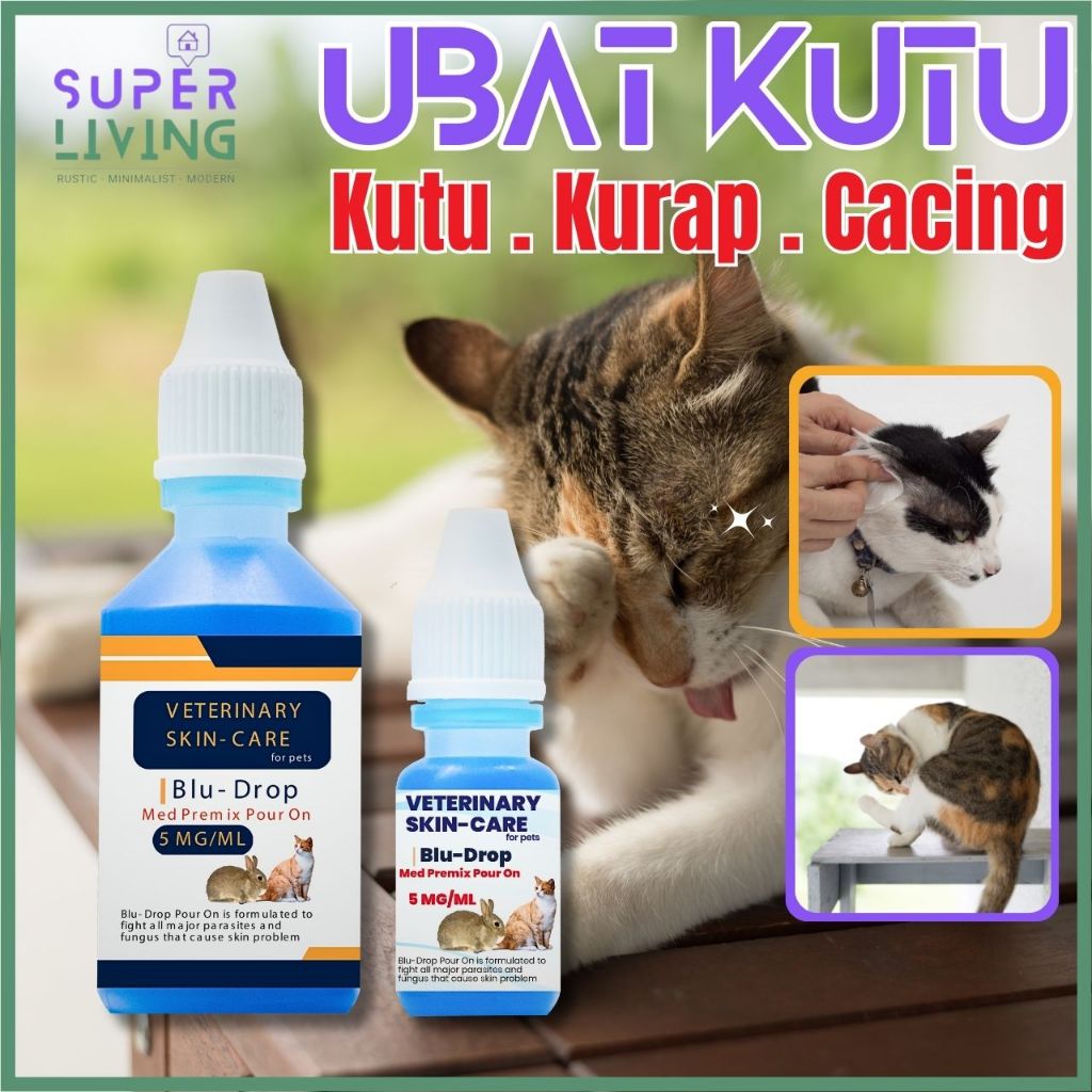 Kucing | Kutu | Advocate Cat Flea | Ubat Kutu Kucing | Kutu Anjing ...