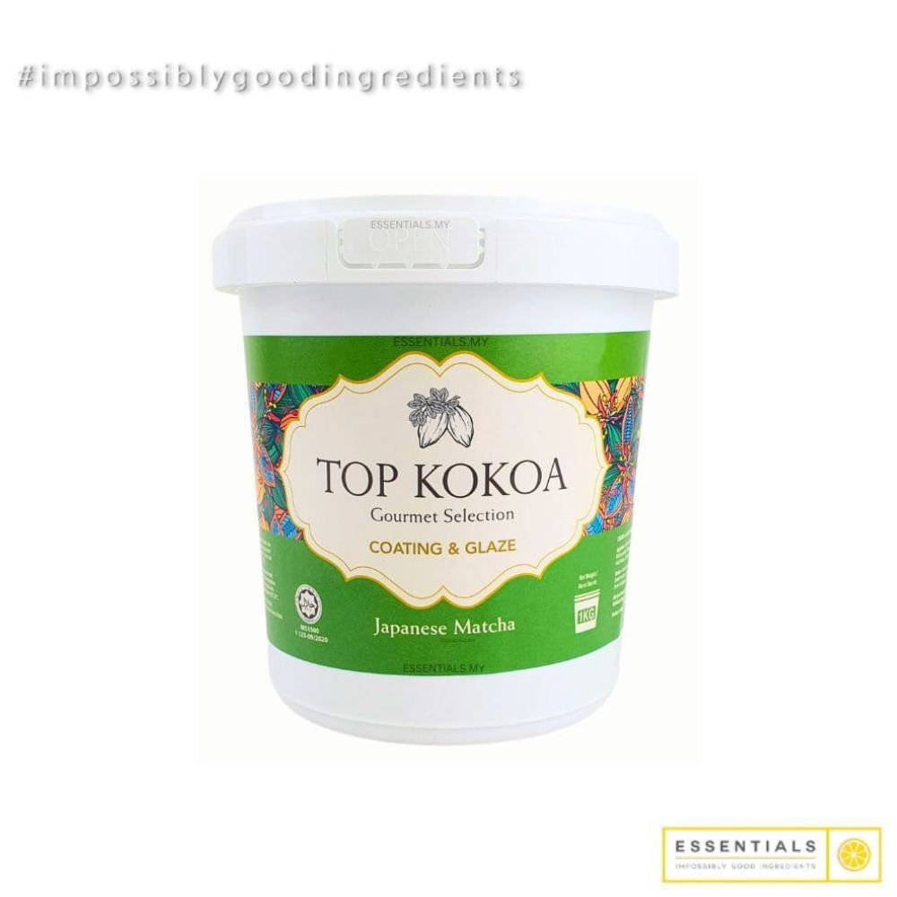 TOP KOKOA Gourmet Selection Japanese Matcha Coating & Glaze 1KG ...