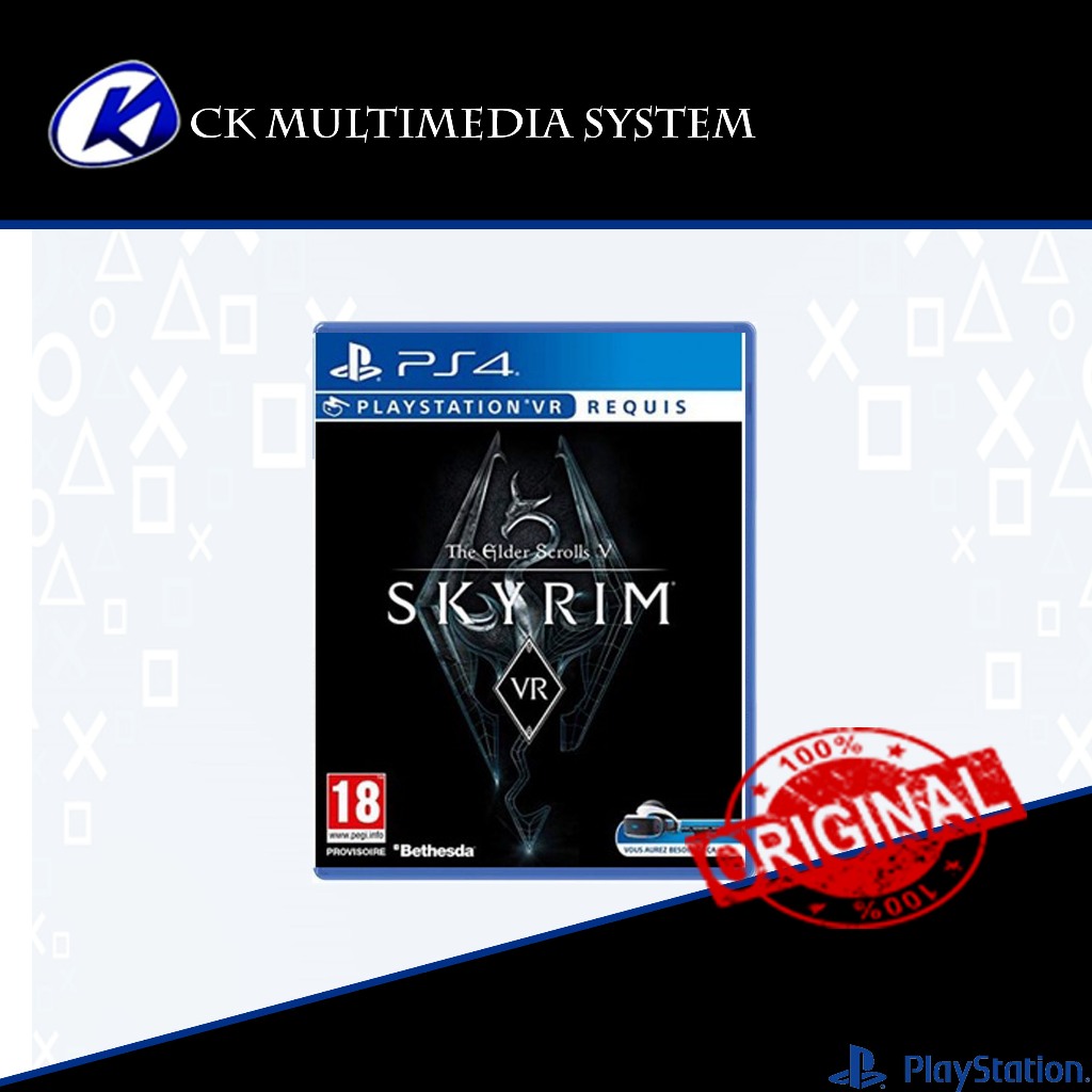 PS4 VR Elder Scrolls V: Skyrim VR (R3/ENG/CHN version) | Shopee Malaysia