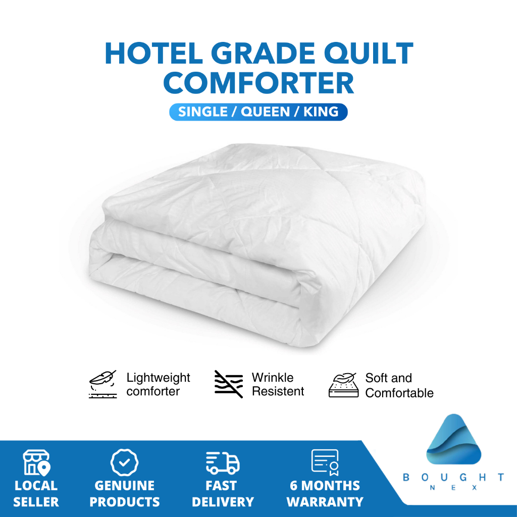 Hotel Grade Quilts Comforter Microfibre Fabric Blanket Quilt Insert ...