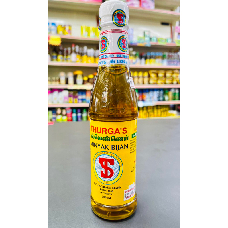 THURGA’s PURE GINGELLY OIL/SESAME OIL/MINYAK BIJAN/MINYAK LENGAH 300ml ...