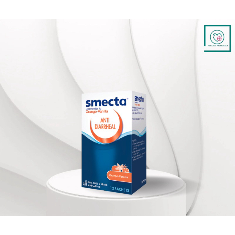 SMECTA ORANGE-VANILLA ANTI DIARRHEAL SACHETS 12’S | Shopee Malaysia